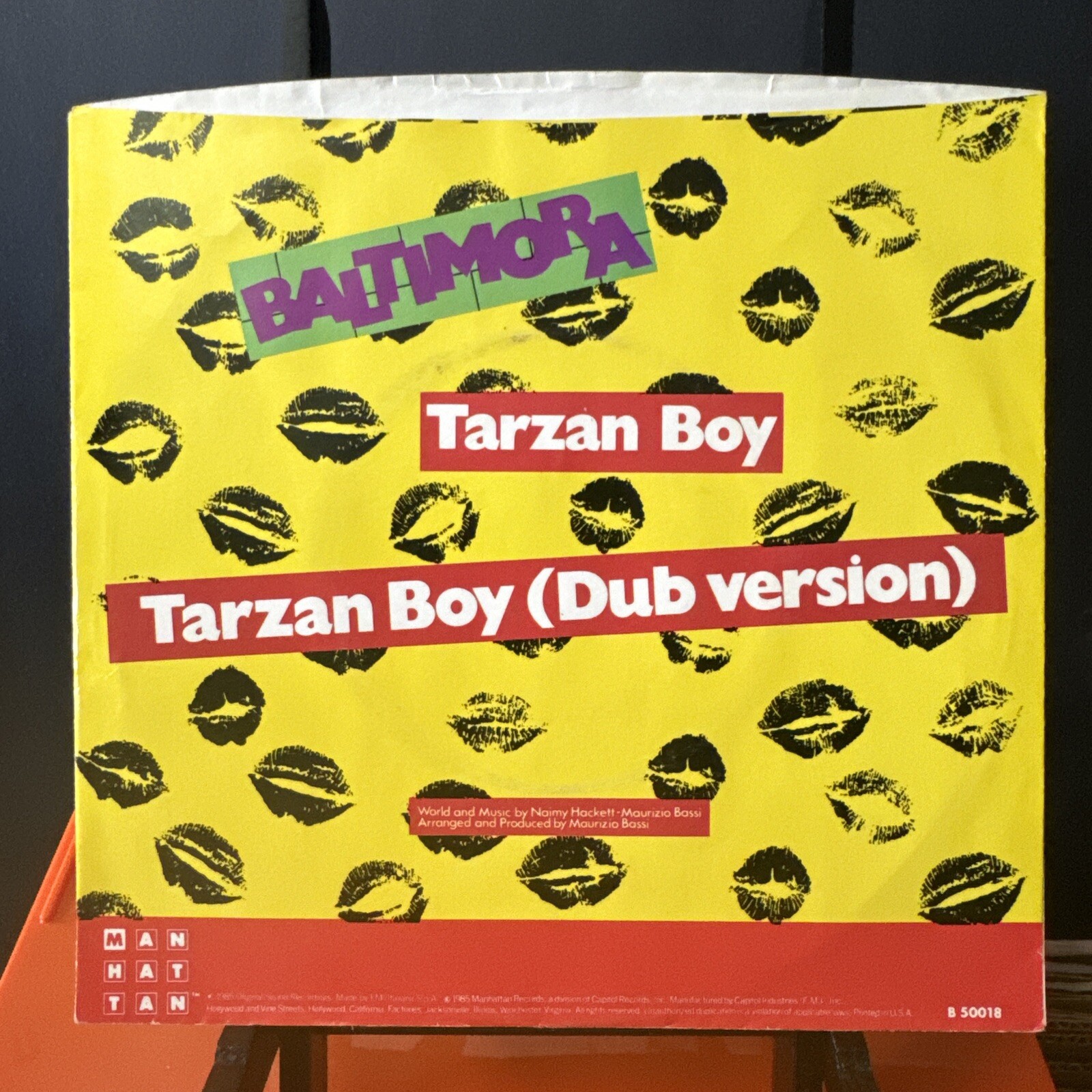 Baltimora / Tarzan Boy Picture Sleeve Only-no Record Manhattan PS | eBay