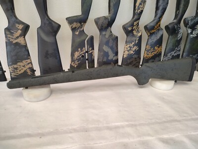 Grayboe Outlander Long Action Rem 700 Stock - Olive Green w/ black web ...