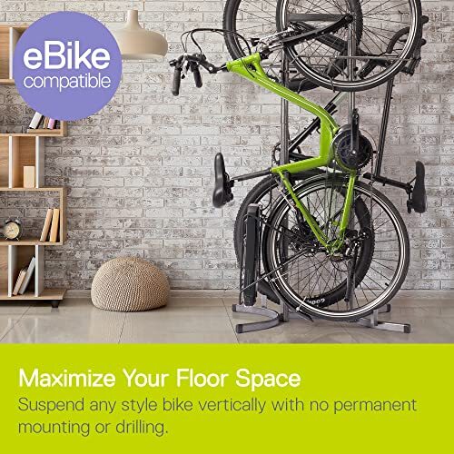 DELTA CYCLE HEAVY DUTY 2-BIKE UPRIGHT STAND HDRS6200 - Freestanding Storage Rack | eBay