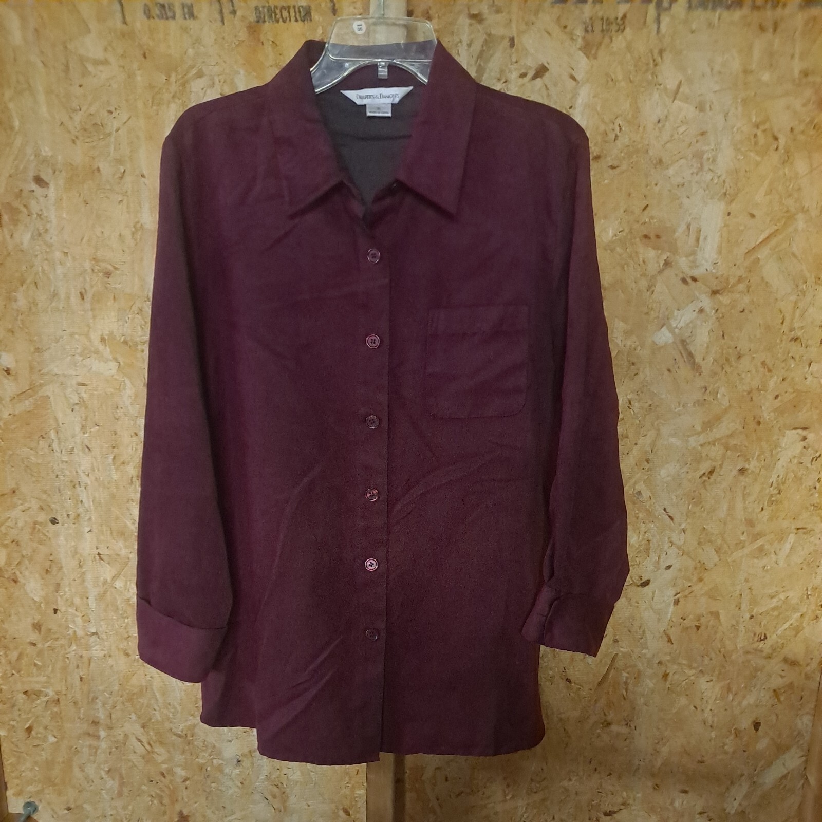 Drapers And Damons Long Sleeve Lightweight Jacket Womens XL Purple | eBay