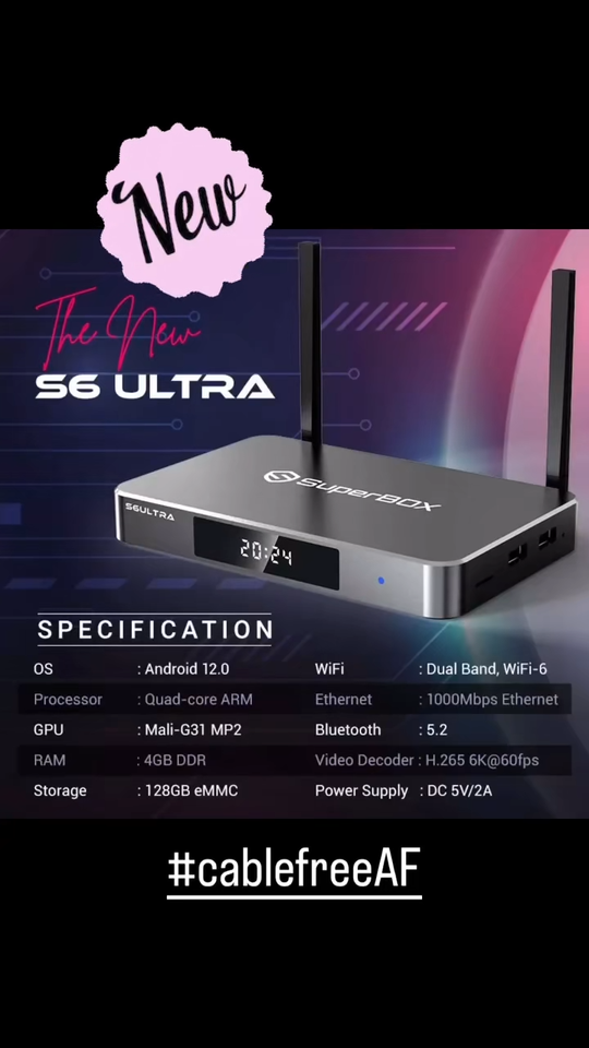 SUPERBOX S6 ULTRA TV BOX +18 APPS Set child lock protect privacy ...