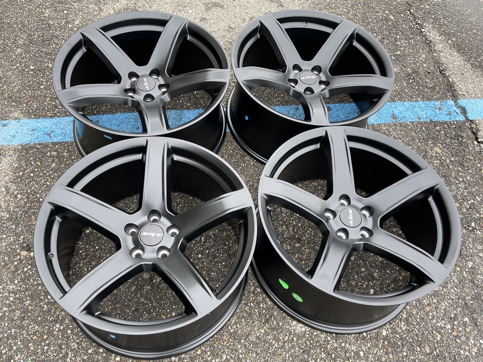 HELLCAT 5-SPOKE WHEELS 20” DODGE CHARGER CHALLENGER 20x9.5 SCATPACK SRT ...