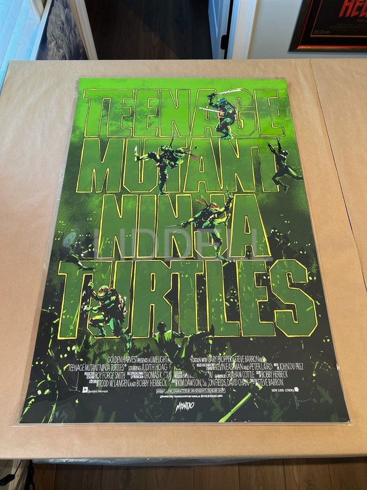 Mondo Print Jock Teenage Mutant Ninja Turtles Limited Edition Poster ...