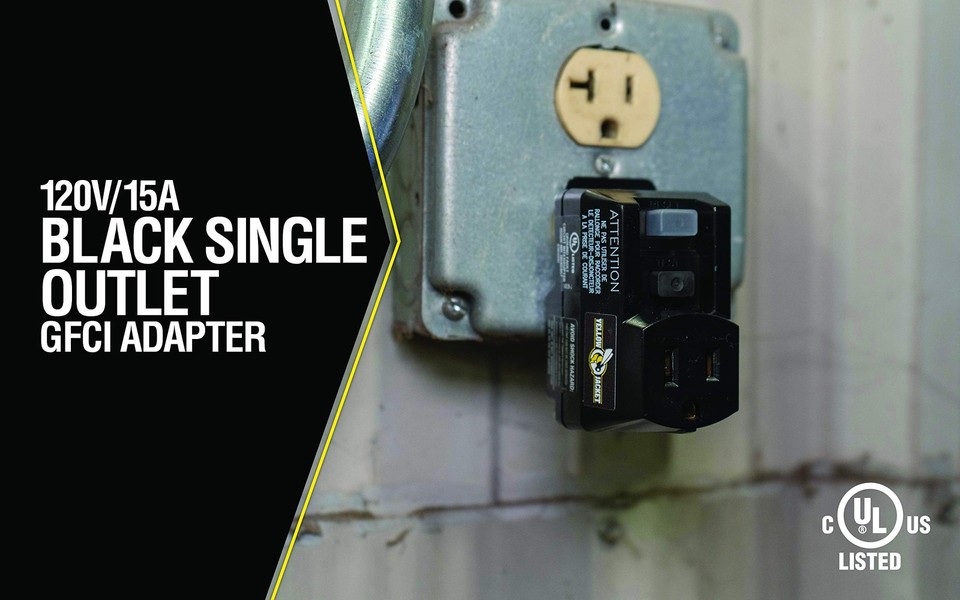 Yellow Jacket 2762 120-Volt 15-Amps 1800-Watts Single Outlet GFCI ...