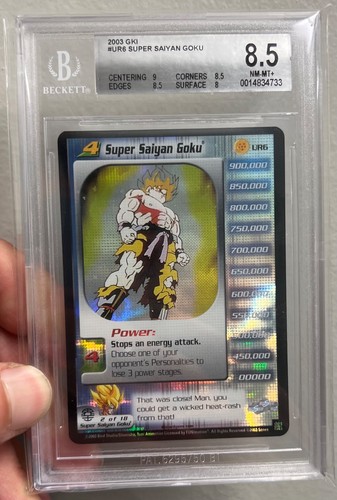BGS 8.5 Super Saiyan Goku GKI UR6 2003 Ultra Rare DBZ Dragon Ball Z CCG ...