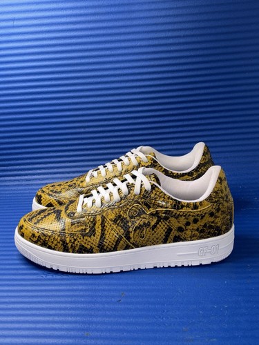 Size 10- Men’s John Geiger GF-01 Gold Black Python RARE NEW | eBay
