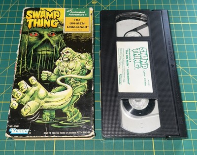 Swamp Thing Animated Adventure 1 “The Un-Men Unleashed” VHS 1990 Kenner ...