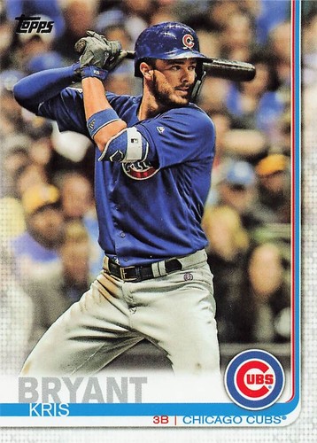 Kris Bryant Topps 2019 Baseball Card #210 Series 1 | eBay