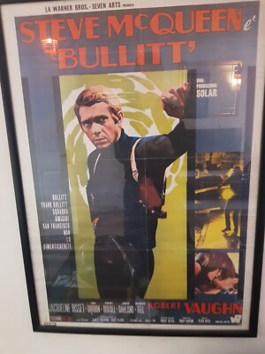 POSTER. STEVE MCQUEEN. BULLET. | eBay UK