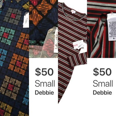 LuLaRoe Long Sleeve Debbie Dress Size Small Lot Of 2 NWT NEW | eBay