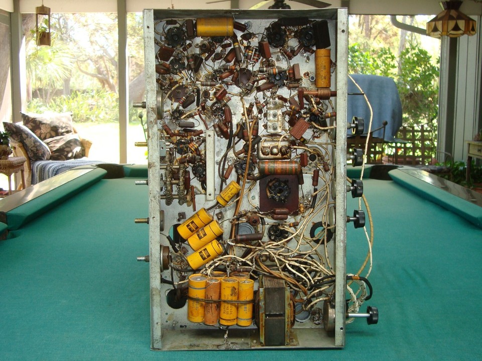 Vintage 1950 TeleKit 10A, 10" DIY, Kit TV in Home-Made Grey Painted ...