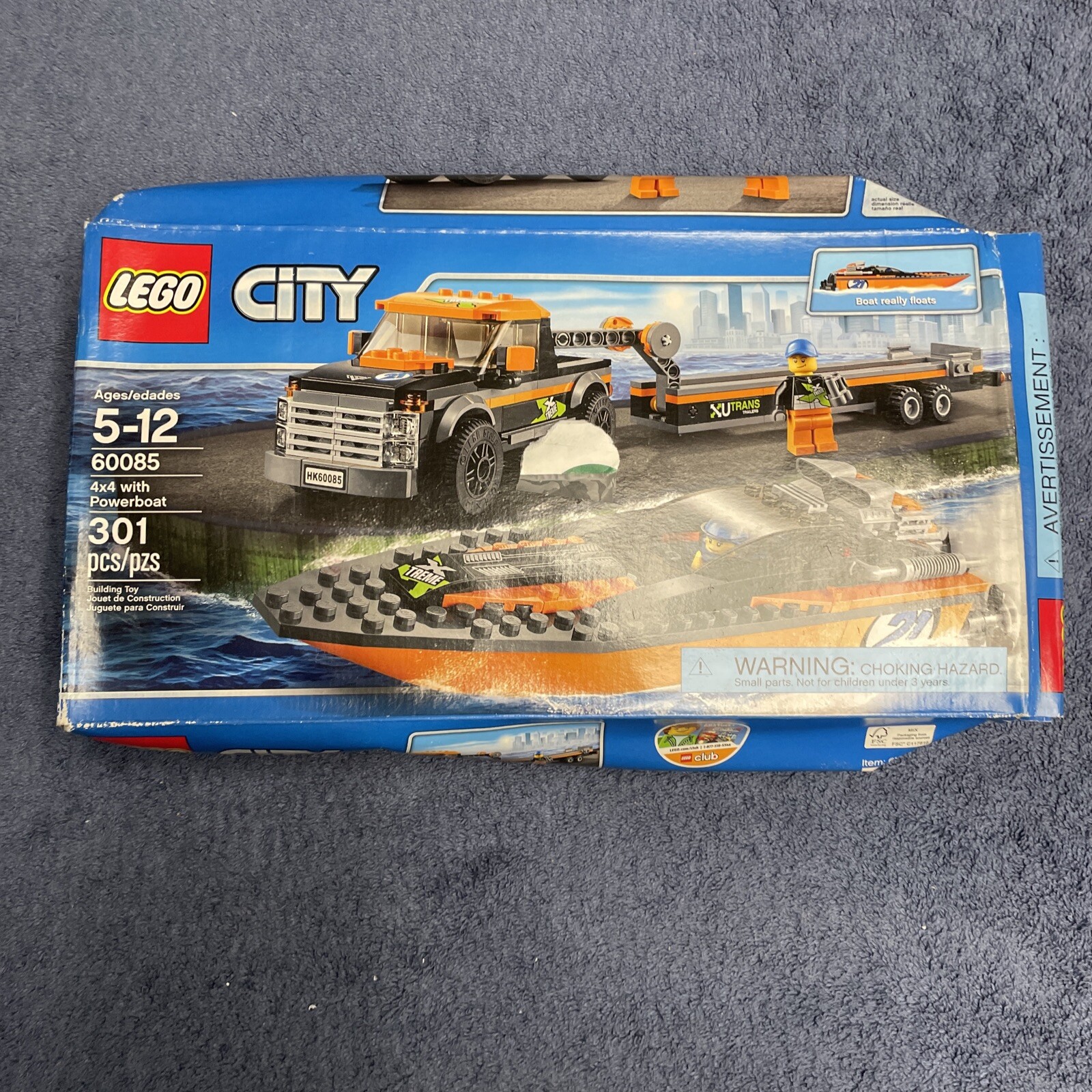 LEGO CITY: 4x4 with Powerboat (60085) for sale online | eBay