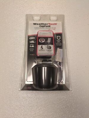 WeatherTech CupFone Adjustable Cup Phone Holder - Black (8ACF2CS) Made ...