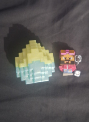 Minecraft Movie Spawn Egg Garrett The Garbage Man Garrison Mini Figure ...