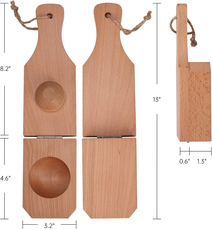 Plantain Masher | Wooden Toston Maker for Stuffing Tostones for ...