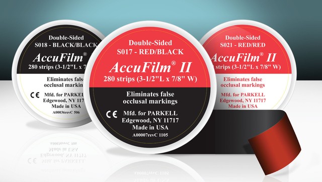 Buy Parkell Accufilm II Red/black Double Sided 280 Pre-cut Strips S017 ...