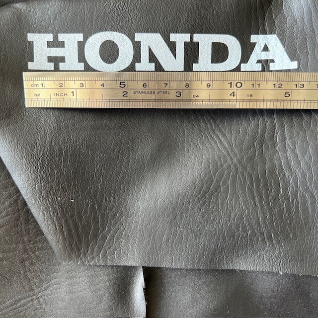 Honda CA95 CA77 305 Dream Benly 1969 seat saddle black COVER w WHITE ...