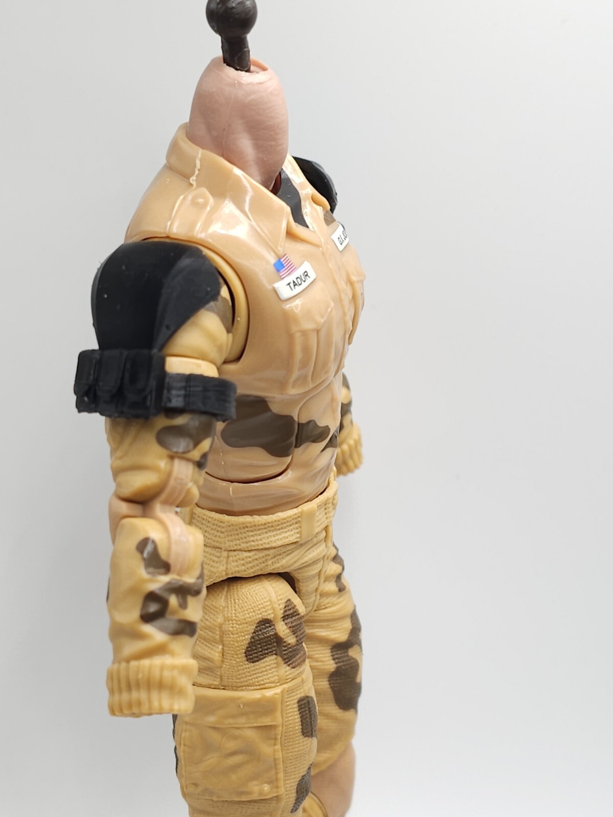 3d Printed FLEXIBLE 3 POUCH SHOULDER ARMOR 1:12 GI Joe Classified ...