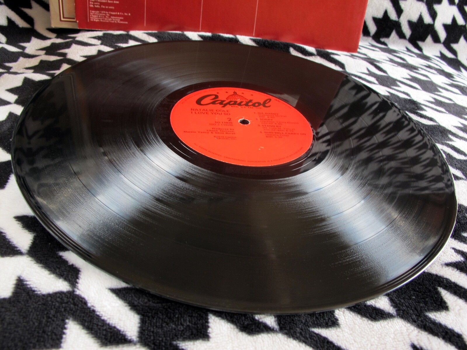 Natalie Cole : I Love You So 1978 Funk Soul Disco LP Vinyl Record SO ...