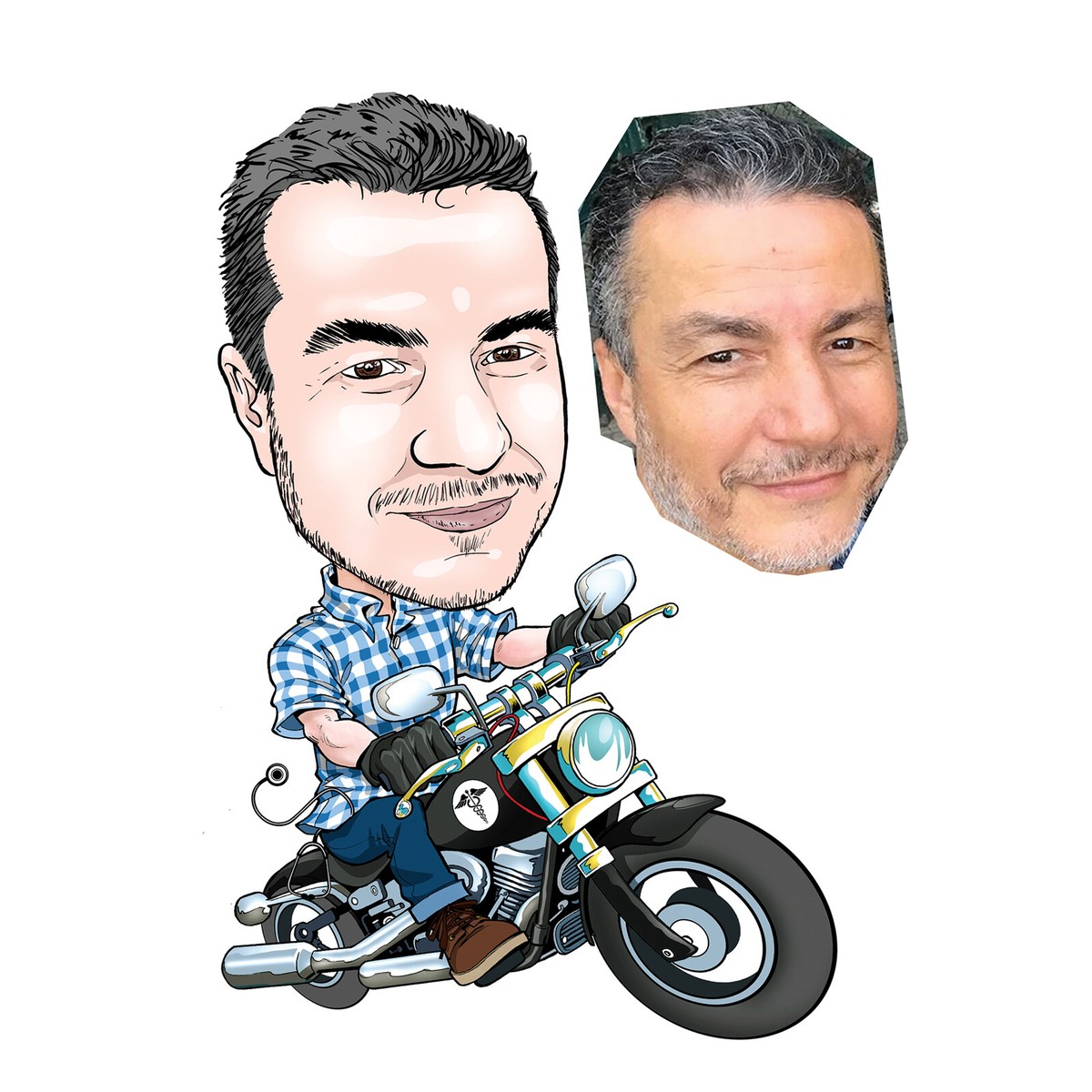 How To Draw A Cartoon Motorcycle