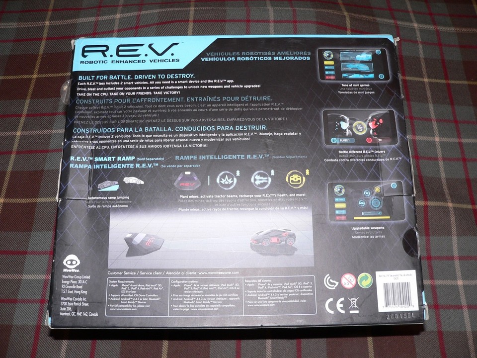 WowWee R.E.V. Robotic Enhanced Vehicles Complete Battle Pack, 0420 ...