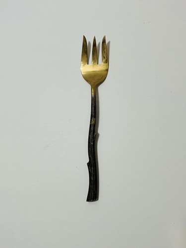 Vance Kitira Adirondack Twig Flatware Bronzeware Serving Fork | eBay