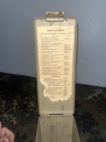 Original WW2 German Wehrmacht Generator Maschinensatz GG400 Tools ...