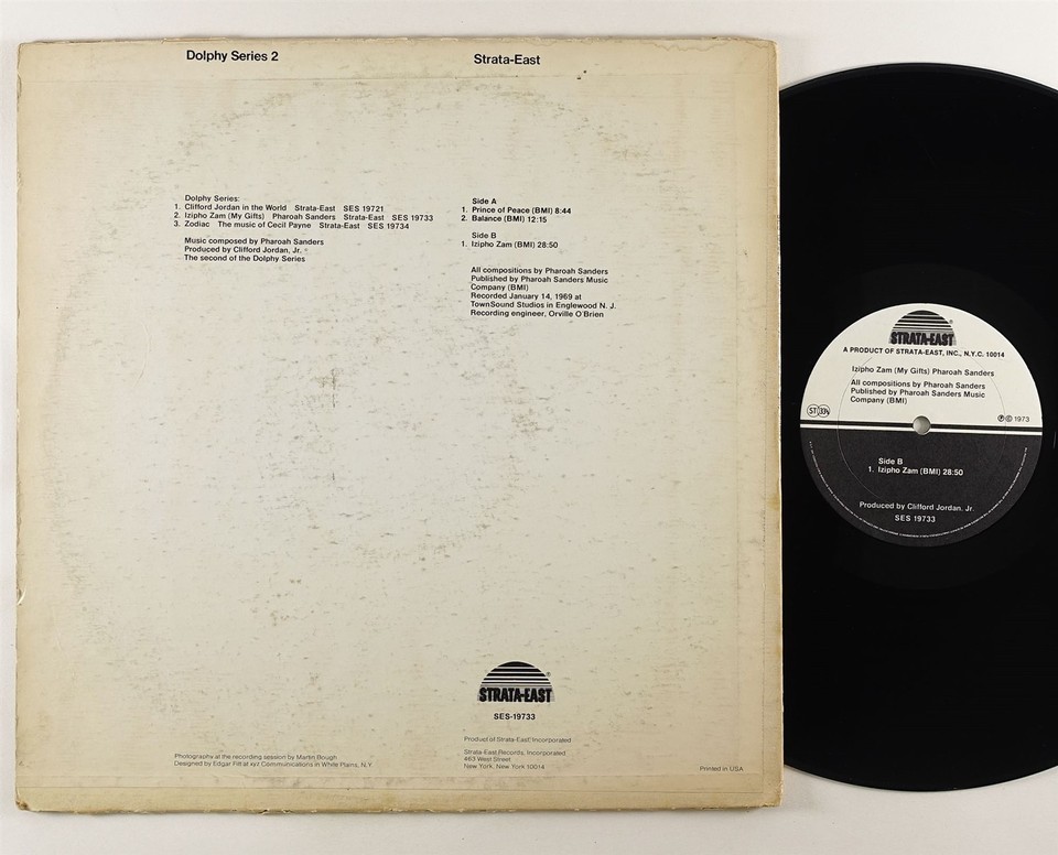 Pharoah Sanders "Izipho Zam (My Gifts)" LP Strata-East 19733 | eBay