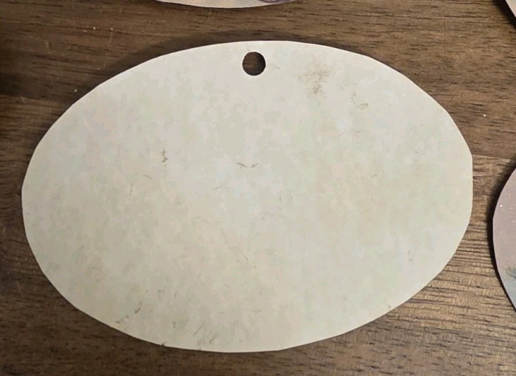 Shabby Chic Victorian Angel Cherub Die Cut Christmas Cardboard Ornament ...