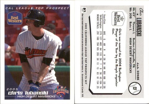 Chris Lubanski 2005 Grandstand High Desert Maverick 12 High Desert ...