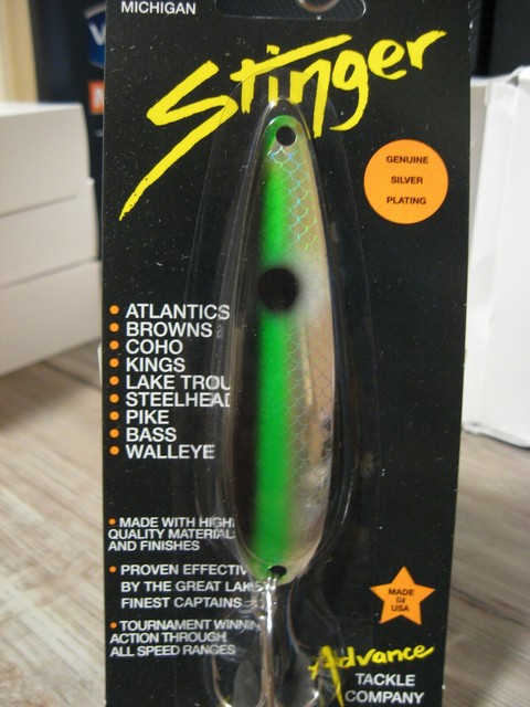 Advance Tackle S15152H Stingray Spoon 3.75" Gator Fishing Lure Casting ...