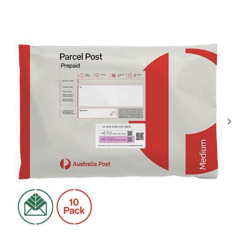 Australia Post Parcel Post Medium Satchel – 10 Pack | eBay Australia