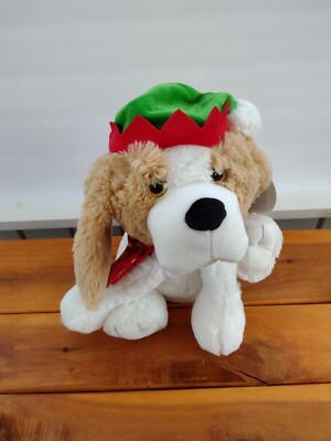 Animated Brown And White Winter Wonder Lane Dog | eBay