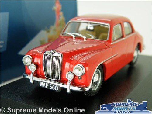 MGZA MAGNETTE MODEL CAR RED SALOON 1:43 SCALE OXFORD MGZ001 MG ZA K8 | eBay