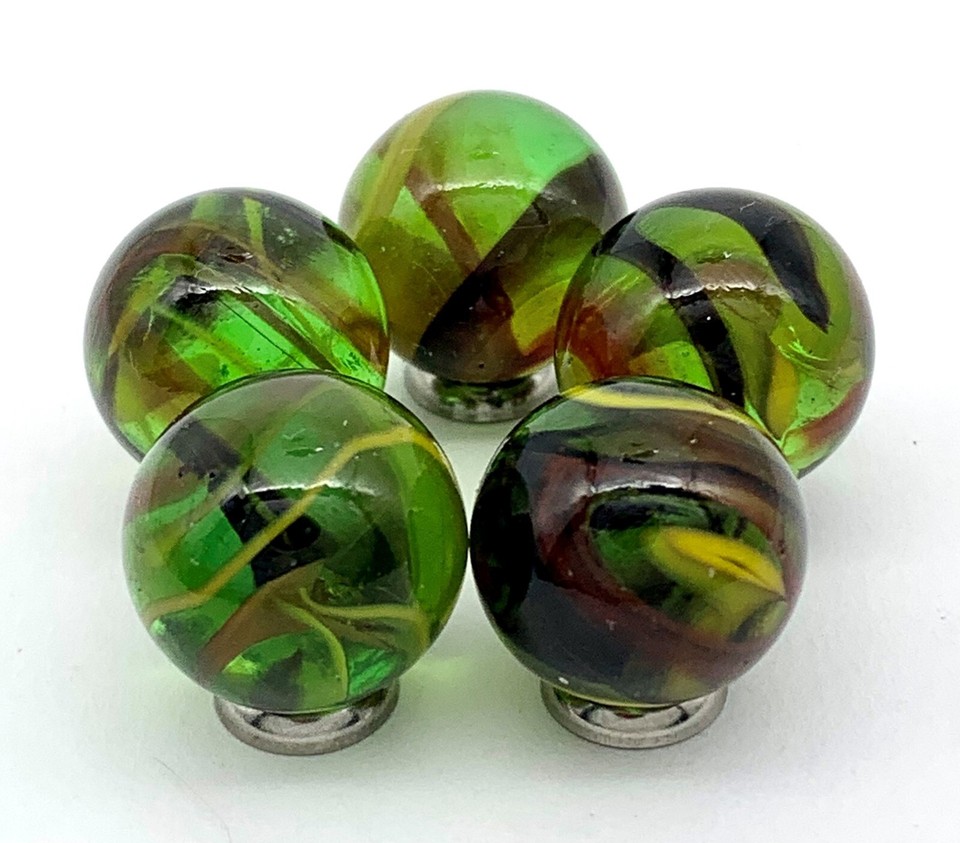 Pk 25 T-Rex 16mm 5/8" Glass Mega Marbles Players (resembles Pterodactyl ...