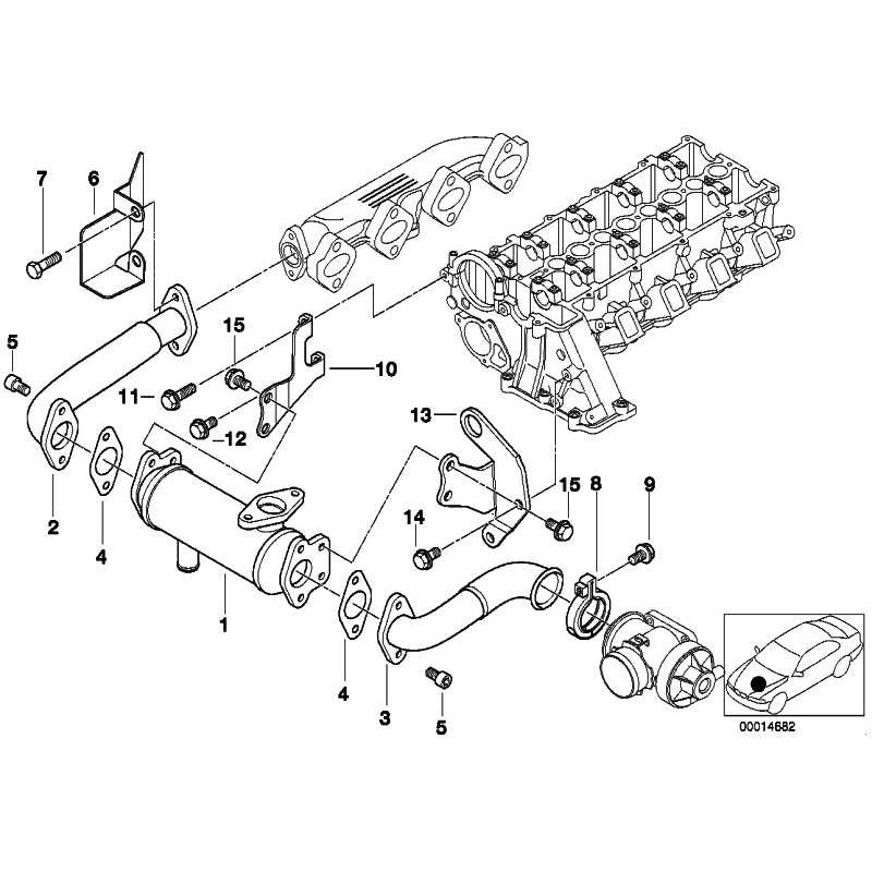 2x Original BMW 11712249909 - Torxschraube M8X28 1er 3er 5er 6er 7er X1 ...