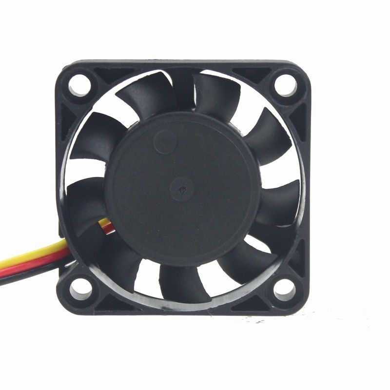 2 Pcs 12V 3Pin 4cm 40mm 40x10MM 9 Blades Mini DC Brushless Cooling Fan ...