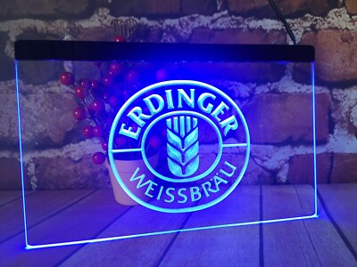 Erdinger Beer Logo LED Neon Light Sign for home bar club pub gift party ...