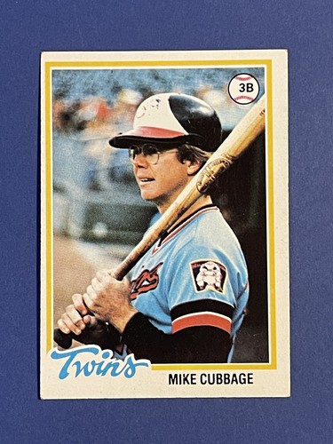 1978 Topps Baseball Mike Cubbage #219 Minnesota Twins | eBay