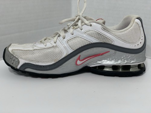 Size 9 Nike Reax Run 5 White Metallic Silver/Pink | eBay