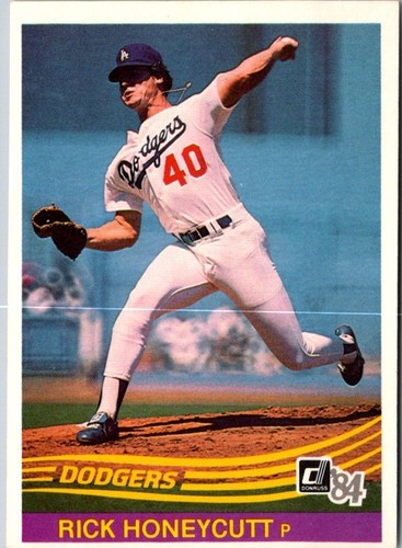 1982 Donruss Rick Honeycutt #494 Texas Rangers Baseball Card | eBay