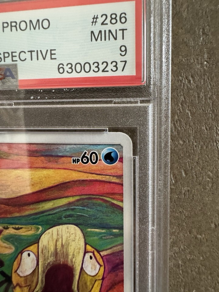 PSA 9 MINT 2018 Psyduck 286/SM-P Munch The Scream Promo Pokemon ...