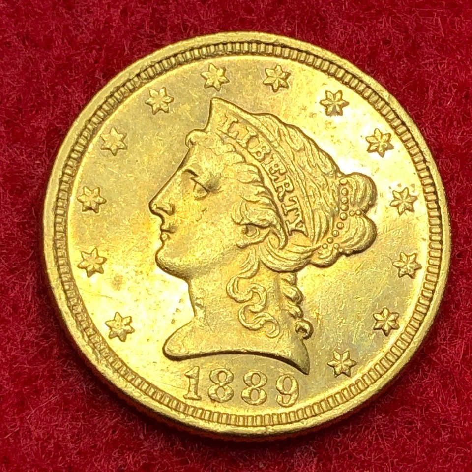 PL 1889 G$2.50 Liberty Head Gold Quarter Eagle - Proof-Like Fields | eBay