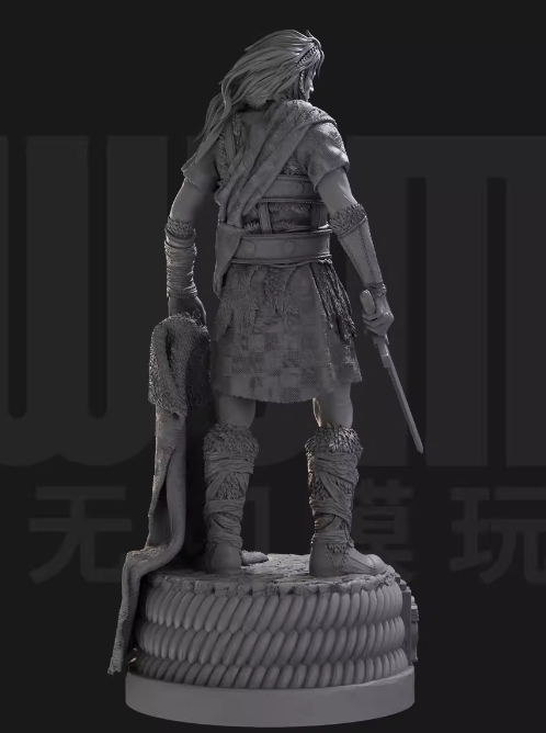 1/24 Resin Fantasy Warrior Movie Character Unassembled Unpainted 4132 ...