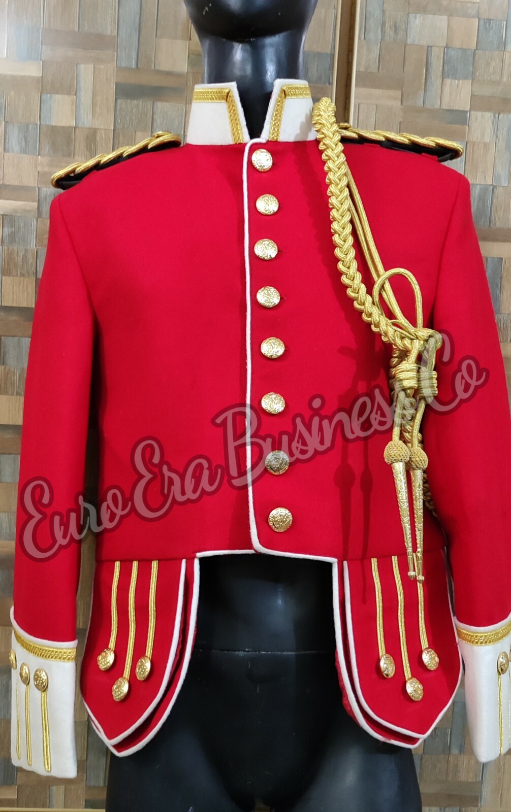 New British Army Officer Gordon Highlander Doublet Jacket & Aiguillette ...