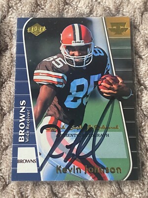 1999 Triumph Signed Sealed & Delivered Kevin Johnson #KJ Rookie Auto RC ...