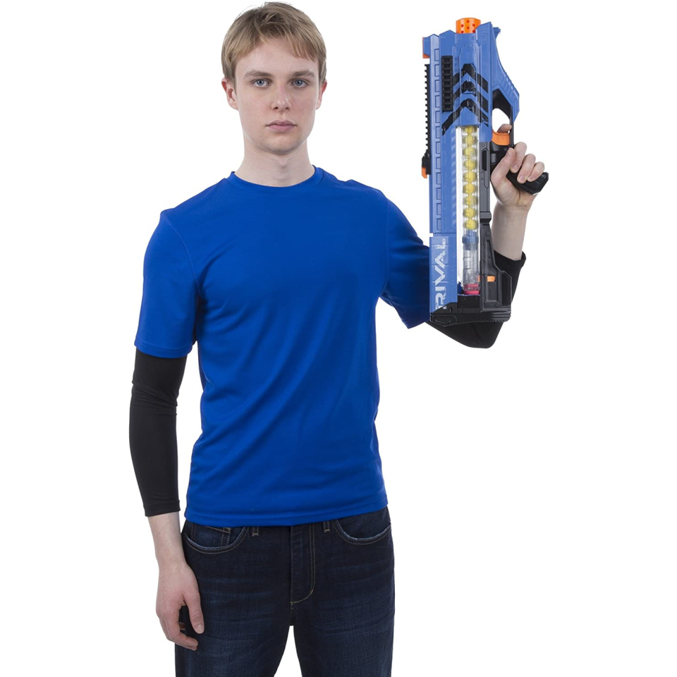 Nerf Team Blue Rival Zeus MXV-1200 inc 12 Rounds Hasbro New Kids ...
