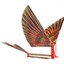 2x Rubber Band Power DIY Air Plane Ornithopter Birds Models Kites Kids ...