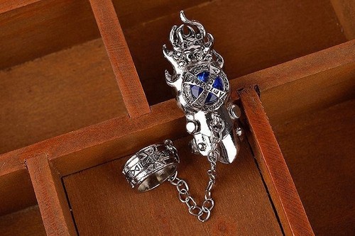 Anime Katekyo Hitman Reborn Finger Rings Vongola Famiglia Cosplay Ring ...