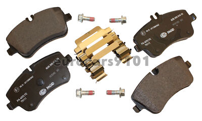 Mercedes-Benz C280 Hella-PAGID Front Disc Brake Pad Set 355018331 ...
